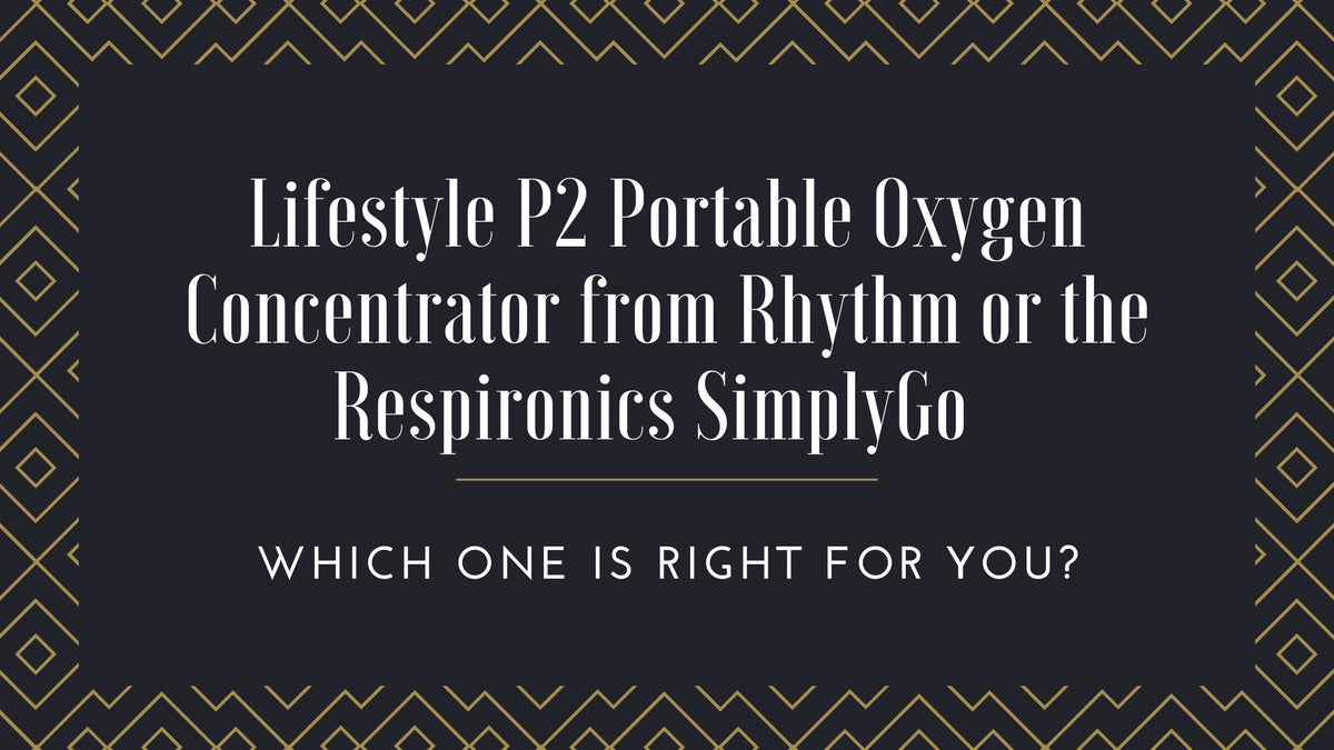 Lifestyle P2 Portable Oxygen Concentrator from Rhythm or the Respironi ...